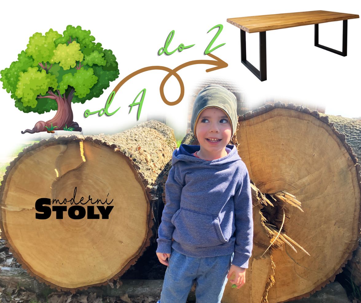 A JAK POZNAT STÁŘÍ STROMU ??? - Moderní stoly